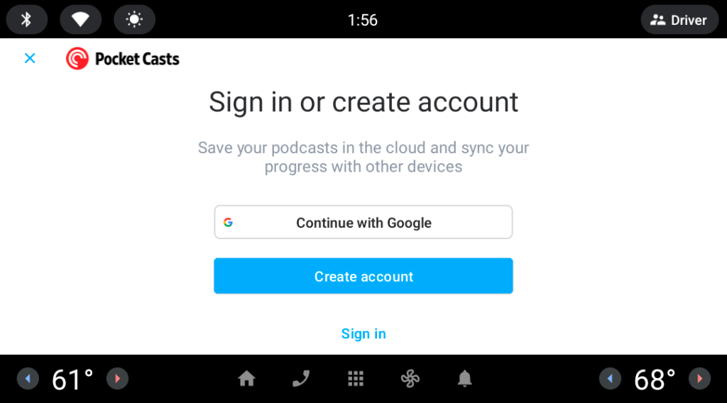 Android Automotive – Pocket Casts Support