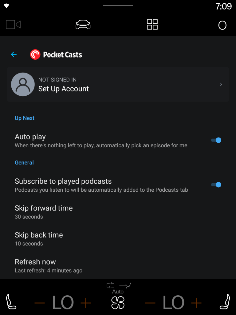 Android Automotive – Pocket Casts Support